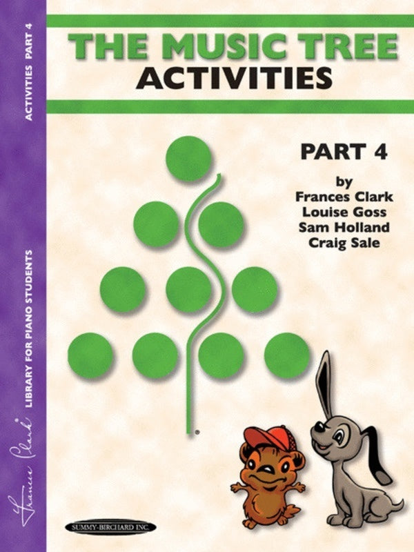 THE MUSIC TREE PART 4 ACTIVITIES BOOK – Parsons Music